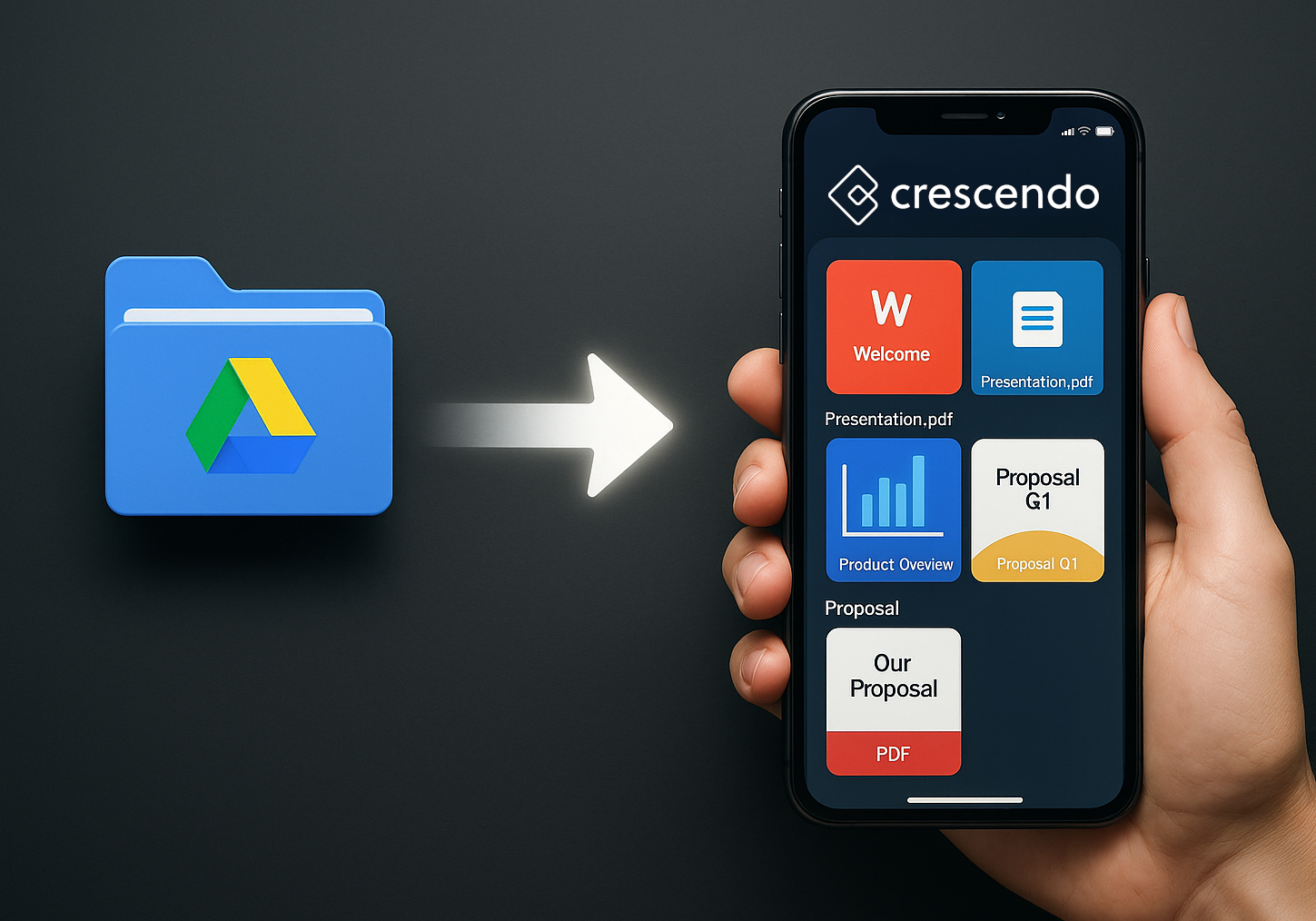 Connect Google Shared Drives with Crescendo - Crescendo App